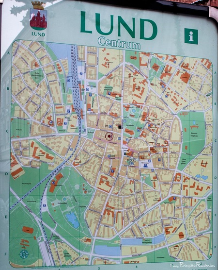 Lund City map – LUND Sweden